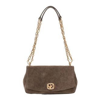 Michael Kors Sac bandouli&egrave;re convertible Bryant en daim - Femme - Sacs - Brun - Taille: ONE Size