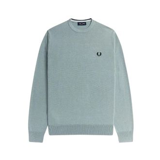Fred Perry Klassischer Rundhals-Pullover - - Sweatshirts & Hoodies - Herren - Blau - M
