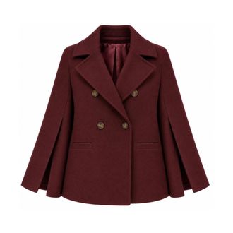 Loro Piana Doppelreihiger Cabanjacke - - Coats - Damen - Rot - XS