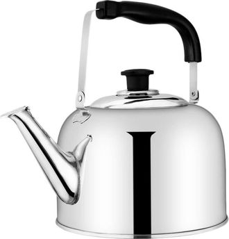 Cabilock Edelstahl 1stk Pfeifentopf Teekocher Auf Dem Herd Auf Dem Herd Wasserkocher Herd Induktionskessel Backpacking Herdwasser Kleiner Herd Rostfreier Stahl