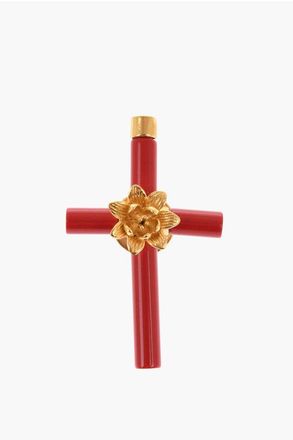 Dsquared2 Metal JESUS Pin with Goden Effect Details size Unica