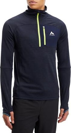 McKinley McKINLEY Tampo Chemise, Mélangé/Bleu Marine, XL Homme