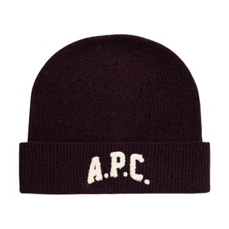 A.P.C. A.p.c. - Axel Beanie - unisex - Accessoires - Violet - Taille: ONE Size