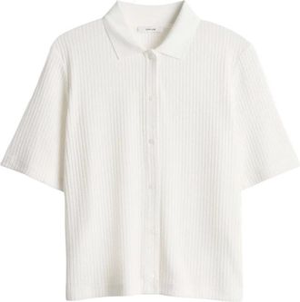 OPUS Top Kurzarm - - Blouses & Shirts - Damen - Beige - 2XL