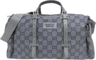 Gucci unisex, Pre-owned, Gris, Taille: ONE Size Sac Boston Pre-owned