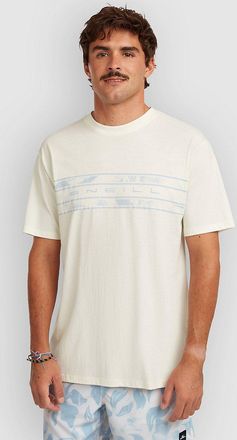 O'Neill Flower Stripe T-Shirt snow white