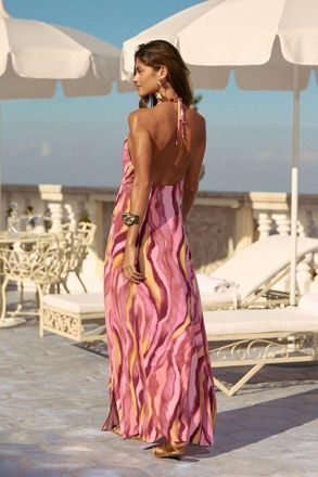 Lipsy Maxikleid Lipsy Maxikleid mit schmalen Tr&auml;gern, Regular (1-tlg)