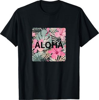 Aloha Hula Dance Hula Lektion Aloha Tropical Hawaii Hibiscus Cute Popular Plumeria Hawaiian Black T-Shirt