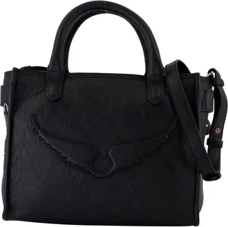 Zadig&Voltaire Shopper & Totes - Angel Xs Shopper Bag - Leather - Black - Gr. unisize - in Schwarz - für Damen