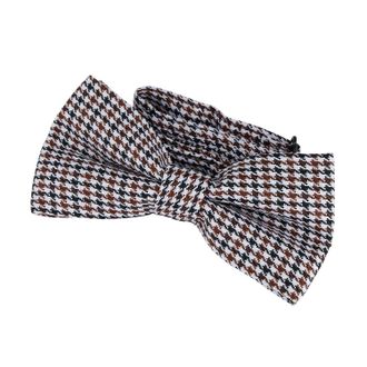 DonDon Edle karierte Fliege bzw. Schleife mit Haken - bereits gebunden und verstellbar