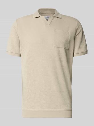 s.Oliver Red Label Regular Fit Poloshirt aus Baumwoll-Mix
