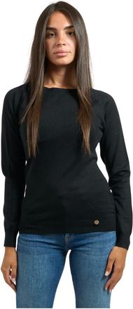 Yes-Zee YES Zee, Femme, Pulls, Noir, Taille: 40 FR Pull ras du cou