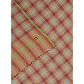 Moismont Foulard Rossignol &agrave; carreaux en coton