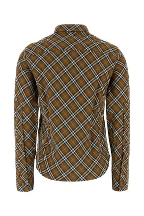 Burberry 8098251 C1477 Oxideipcheck Cotton Camicie Shirt