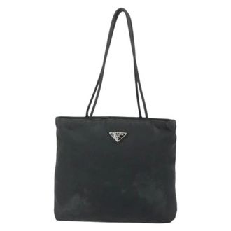 Prada Sac bandouli&egrave;re Pre-owned en nylon - Femme - Pre-owned - Noir - Taille: ONE Size