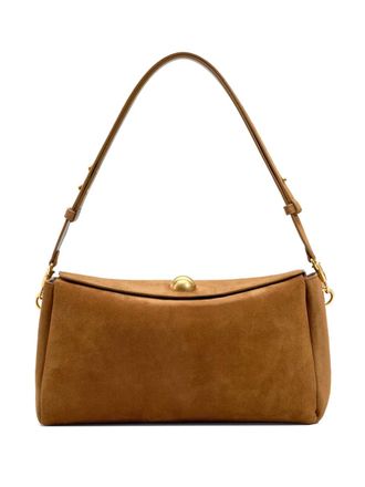 Ami sac Carrousel m&eacute;dium en daim - Marron