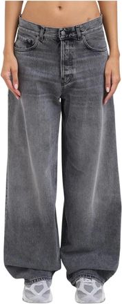 Haikure Femme, Jeans, Gris, Taille: W27 Wide Leg Denim Jeans
