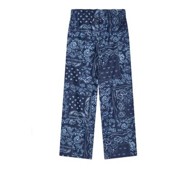 Emporio Armani Femme, Pantalons, Bleu, Taille: 34 FR Wide Pantalons