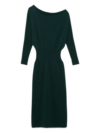 SIMKHAI off-shoulder midi dress - Gr&uuml;n
