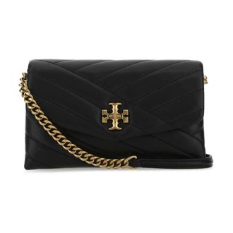 Tory Burch Femme, Sacs, Noir, Taille: ONE Size Kira Chevron Chain Wallet