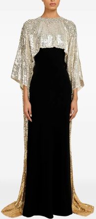 Jenny Packham robe longue CASSIA - Noir
