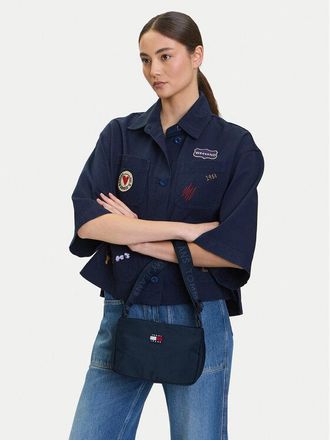 Tommy Jeans Handtasche Tjw Daily Shoulder Bag AW0AW17544 Dunkelblau