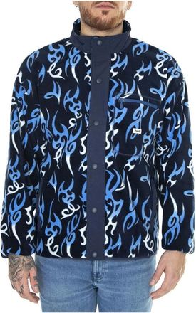 HUF Huf, Homme, Vestes, Bleu, Taille: M Felpa Zip
