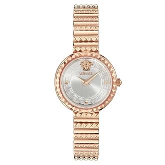 Versace Femme, Accessoires, Jaune, Taille: ONE Size Montre Greca Goddess Petite