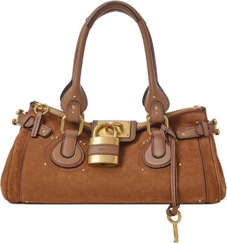 Chlo&eacute; Femme, Sacs, Brun, Taille: ONE Size Paddington Shoulder Bag