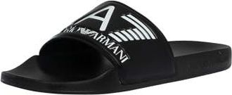 Emporio Armani Homme Claquettes Avec Logo, Black, 42.5 EU