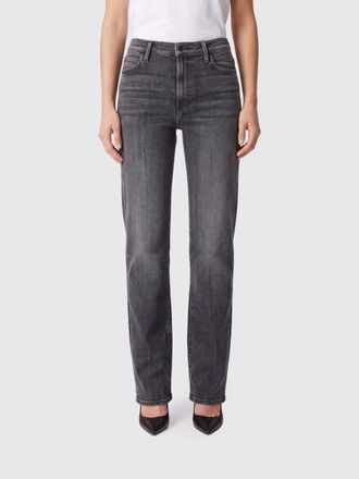 Mother Jean droit The Kick It taille haute en denim stretch