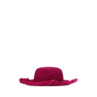 Made for a Woman Femme, Accessoires, Rose, Taille: ONE Size Chapeau de paille Chapeau 9