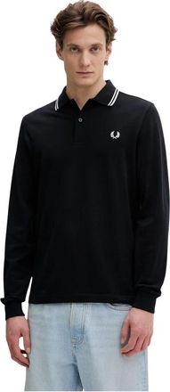Fred Perry Herren, Oberteile, Schwarzk, SGr&ouml;&szlig;e