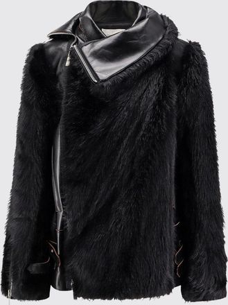 sacai Pelzmantel SACAI Damen Farbe Schwarz