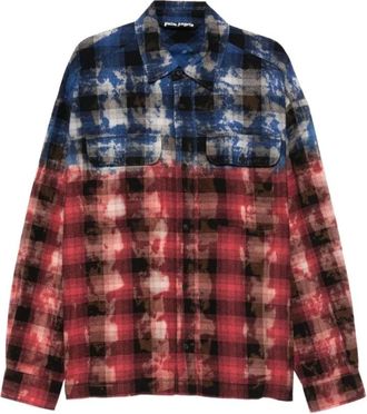Palm Angels Chemise &agrave; Manches Longues &agrave; Carreaux - Homme - Chemises - Multicolore - Taille: L