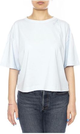 Lee Femme, Tops, Bleu, Taille: 40 FR Relaxed Boxy Tee