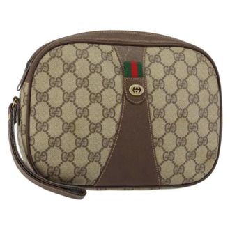Gucci Pochette en plastique Pre-owned - Femme - Pre-owned - Beige - Taille: ONE Size