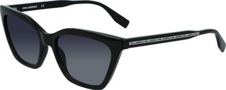 Karl Lagerfeld Karl Lagerfeld Damen KL6061S Sonnenbrille, Schwarz, Einheitsgr&ouml;&szlig;e