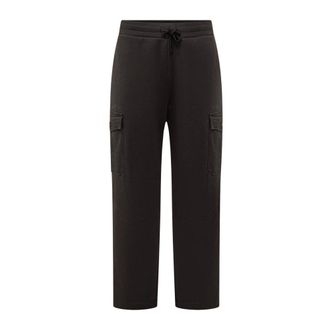 Woolrich Pantalon cargo droit en molleton - Homme - Pantalons - Noir - Taille: M