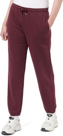 GANT Damen REG Tonal Shield Sweatpants Hose, Plum Wine, L
