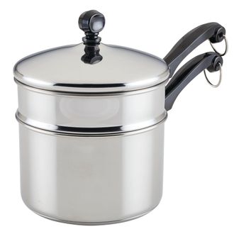 Farberware Classic Stainless Series Doppelkessel mit Deckel, 2 l
