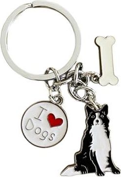 Generico Porte-cl&eacute;s pour chien, porte-cl&eacute;s Border Collie, porte-cl&eacute;s Jack Russell, porte-cl&eacute;s berger allemand, id&eacute;e cadeau porte-cl&eacute;s bull dog fran&ccedil;ais, gadget