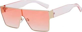 Generic Lunettes De Soleil D&eacute;coratives &Agrave; Monture Carr&eacute;e For Hommes Et Femmes, Id&eacute;ales For La Conduite En Ext&eacute;rieur(Pink)