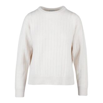 Eleventy Pullover mit Rundhalsausschnitt - - Knitwear - Damen - Wei&szlig; - L