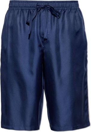Dolce & Gabbana Homme, Shorts, Bleu, Taille: L Silk Shorts