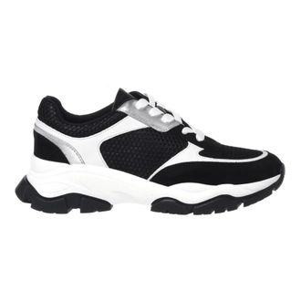 Baldinini Suede and Mesh Sneaker - - Shoes - Damen - Schwarzk - 40 EU