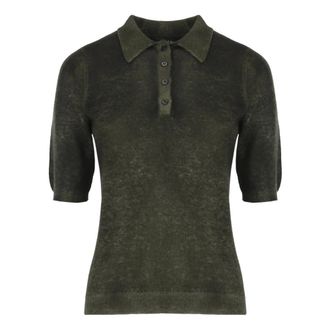 Avant Toi Polohemd - - Tops - Damen - Gr&uuml;n - M