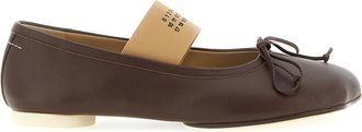 Maison Margiela Femme, Chaussures, Brun, Taille: 35 1/2 EU Anatomic Numeric Ballerinas