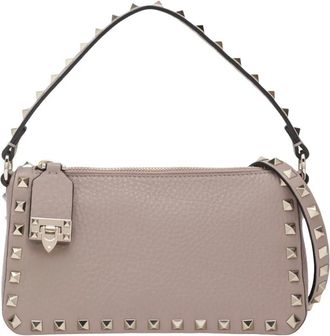 Valentino Garavani Femme, Sacs, Gris, Taille: ONE Size Rockstud Small Shoulder Bag