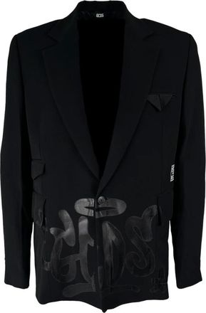 GCDS Gcds, Homme, Vestes, Noir, Taille: S Blazers